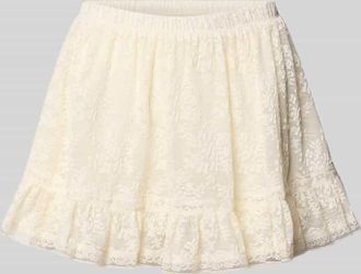 Gina Tricot Minirock aus Spitze mit elastischem Bund