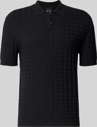 A|X Armani Exchange Regular Fit Poloshirt aus Viskose-Mix Modell Maglia