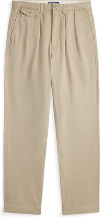 Ralph Lauren Chino Whitman aus Baumwolle mit doppelter Bundfalte, Relaxed Fit in