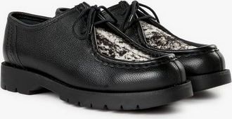 Kleman Derbies bi-matière en cuir