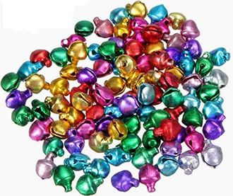 ARK Fine Jewelry CRAFT Glocken, 50 St&uuml;ck Sortiert, 10 mm