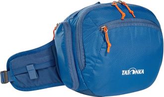 Tatonka Bauchtasche Hip Bottle Double 2 - Hüfttasche mit Flaschenhalter für 2 Trinkflaschen, großem Reißverschlussfach und einer Fronttasche (blue)