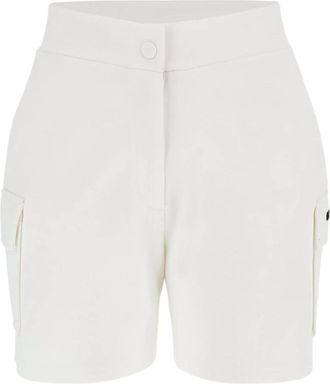 Guess Femme, Shorts, Blanc, Taille: 34 FR Eco Amaryllis Cargo Shorts