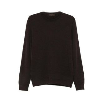 Zanone Homme, Pulls, Brun, Taille: 2XL Pulls &agrave; col rond