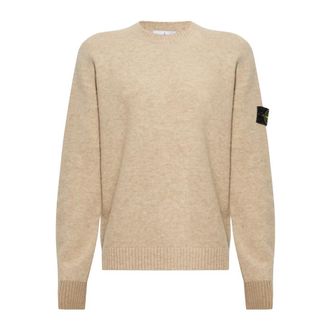 Stone Island Pull col rond - Homme - Pulls - Beige - Taille: XL