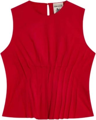 Semicouture Femme, Blouses et Chemises, Rouge, Taille: 42 FR Blouse