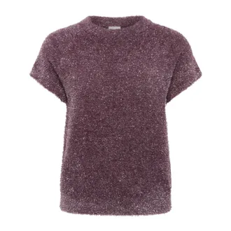 Ichi Rundhals-Strickware - - Knitwear - Damen - Braun - L