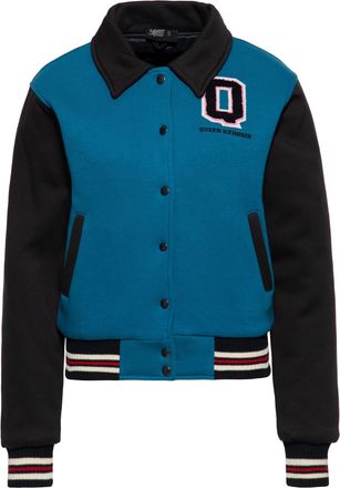 Queen Kerosin Damen Collegejacke Rockabilly Kitten