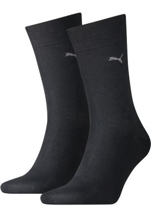 Puma Socken PUMA PUMA MEN CLASSIC SOCK 2P, Herren, Gr. 39-42, schwarz, Baumwollmischung, unifarben, normal, Socken Socken, mit modischem Branding, Topselle