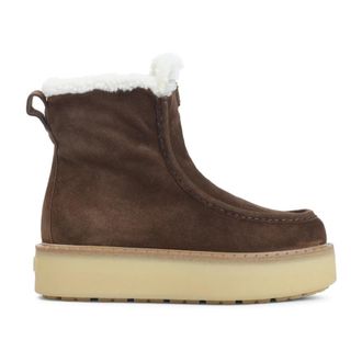 Prada Luxus Braune Stiefeletten - - Shoes - Damen - Braun - 39 EU