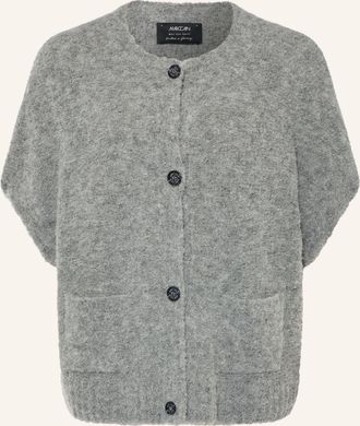 Marc Cain Strickjacke Mit Alpaka grau