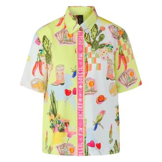 Marc Cain Femme, Blouses et Chemises, Multicolore, Taille: 40 FR Blouse style chemise Rethink Together