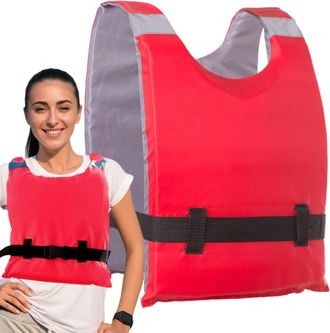 Generico Rettungsweste: Auftriebsjacke mit Reflektoren, Schwimmhilfe für Wasseraktivitäten | Schwimmjacke für Erwachsene und Jugendliche, Sicherheitsweste für 