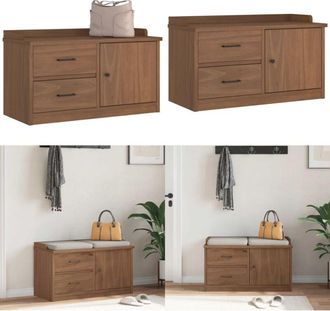 vidaXL Flurbank sandnes 87x40x50 cm Massivholz Kiefer - Vidaxl