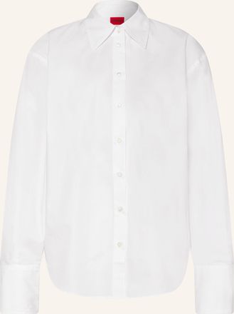 HUGO BOSS Hugo Hemdbluse Enkanthus weiss