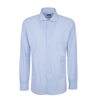 Barba Homme, Chemises, Bleu, Taille: L Riga Shirt