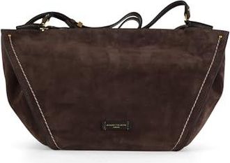 Gianni Chiarini Sac &agrave; bandouli&egrave;re en daim BLOOM Large | 5BGDBBS12037CMPL 974 Brun, marron, Medium