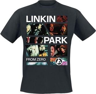 Linkin Park from Zero Radiant Homme T-Shirt Manches Courtes Noir L 100% Coton Regular/Coupe Standard