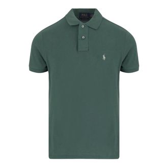 Polo Ralph Lauren Gr&uuml;nes Baumwoll-Polohemd mit Logo - - Tops - Herren - Gr&uuml;n - M