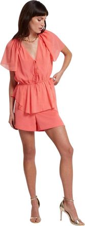 Ted Baker Oberteil f&uuml;r Damen, Sch&ouml;&szlig;chen, gewebter Stoff (Koralle)