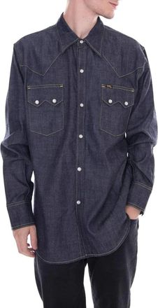 Lee Homme, Chemises, Bleu, Taille: S Chemise Western Dry