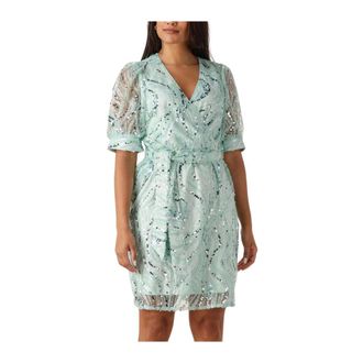Freebird by Steven Gr&uuml;nes Pailletten Minikleid - - Dresses - Damen - Gr&uuml;n - S