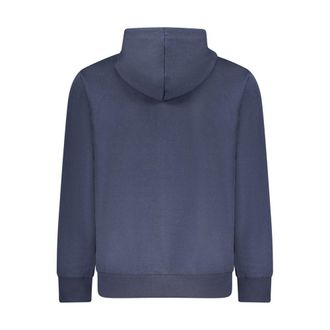 Timberland Logo-Print Cotton-Blend Hoodie - Blue