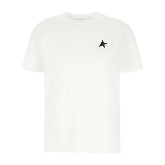 Golden Goose Small Star T-Shirt - - Tops - Damen - Wei&szlig; - L
