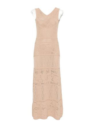 Blugirl Knielanges Kleid - Beige
