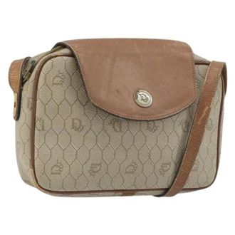 Dior Sac bandouli&egrave;re Honeycomb doccasion - Femme - Pre-owned - Beige - Taille: ONE Size