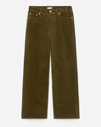 Arket CORAL Wide Cordhose -Gr&uuml;n
