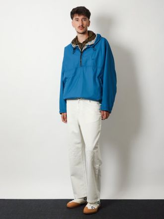 Loewe Mens Anorak Windbreaker Blue Polyamide-Polyurethane Jacket Polyamide/polyurethane