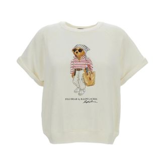 Polo Ralph Lauren Damen, Sweatshirts & Hoodies, Wei&szlig;, XLGr&ouml;&szlig;e