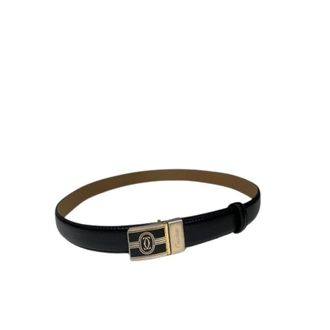 Cartier Pre-owned Vintage G&uuml;rtel - - Pre-owned - Damen - Schwarzk - ONE SIZE