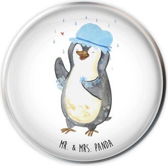 Mr. & Mrs. Panda Waschbecken Stöpsel Pinguin Duschen - Geschenk, Waschbecken Stopfen, Ablaufgarnitur, Neustart, Motivation, Abflussstöpsel