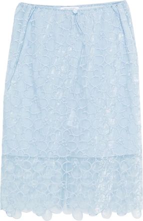 Cecilie Bahnsen Bria midi skirt - Blau