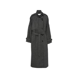 Gestuz Herringbone Belted Coat