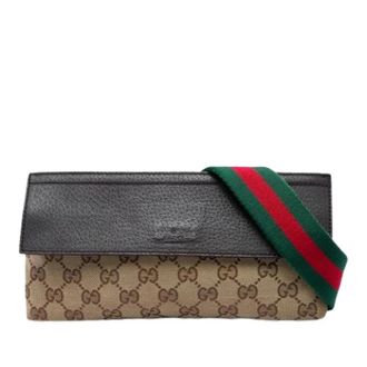 Gucci Pre-owned Canvas Crossbody - - Pre-owned - Damen - Beige - ONE SIZE