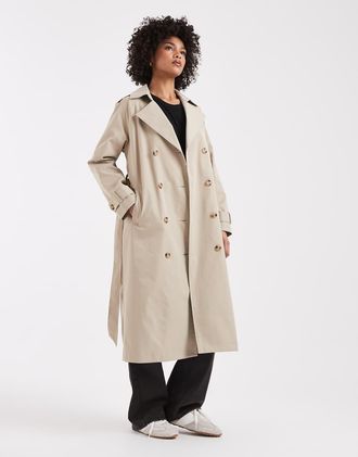Threadbare Trench-coat - Taupe clair-Neutre