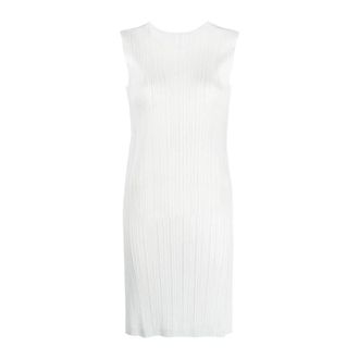 Issey Miyake Damen, Kleider, Wei&szlig;, 2XLGr&ouml;&szlig;e