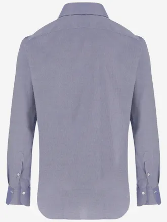 Finamore Cotton Shirt - Blue