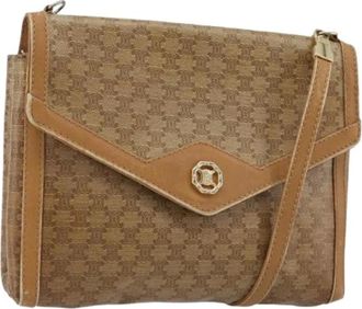 Celine Sac bandouli&egrave;re vintage Pre-owned - Femme - Pre-owned - Beige - Taille: ONE Size