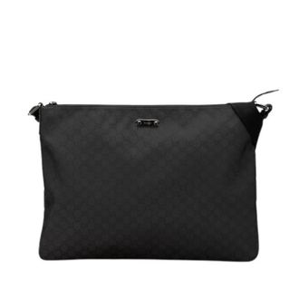 Gucci Pre-owned Nylon Crossbody Bag - - Pre-owned - Damen - Schwarzk - ONE SIZE