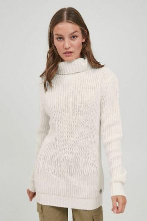 Oxmo Strickpullover OXNanna Grobstrickpullover mit Rollkragen