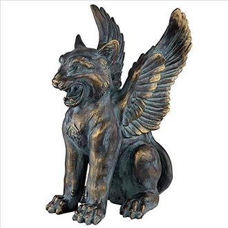 Design Toscano Caesars Griffin Statue geflügelter Löwe