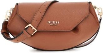 Guess Femme, Sacs, Brun, Taille: ONE Size Amorette Fold-Over Crossbody
