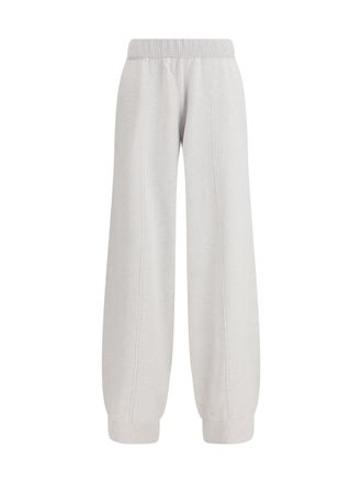 Fabiana Filippi Womens Trousers With Jewel Detail, Rain Fleece Wool