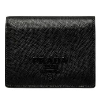 Prada Portefeuille Vintage Pre-owned - Femme - Pre-owned - Noir - Taille: ONE Size