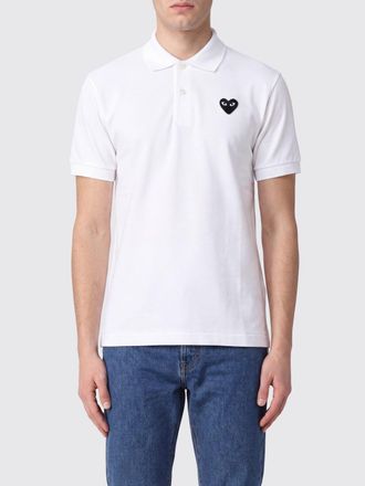 Comme Des Gar&ccedil;ons Kurzarm-Poloshirt aus Piqu&eacute;-Baumwolle mit Logo