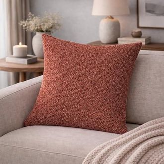 Home Wohnideen Kissenh&uuml;lle FJELLA Leinenoptik, Ohne F&uuml;llung, Farbe:Terra, Gr&ouml;&szlig;e:40 x 40 cm, Anzahl:1x
